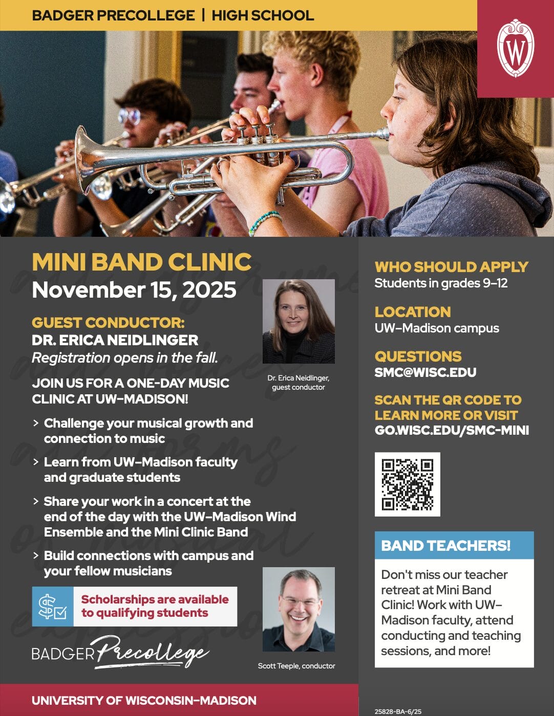 Summer Music Mini Clinics | Badger Precollege