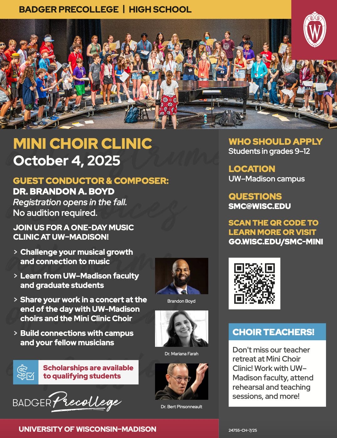 Summer Music Mini Clinics | Badger Precollege